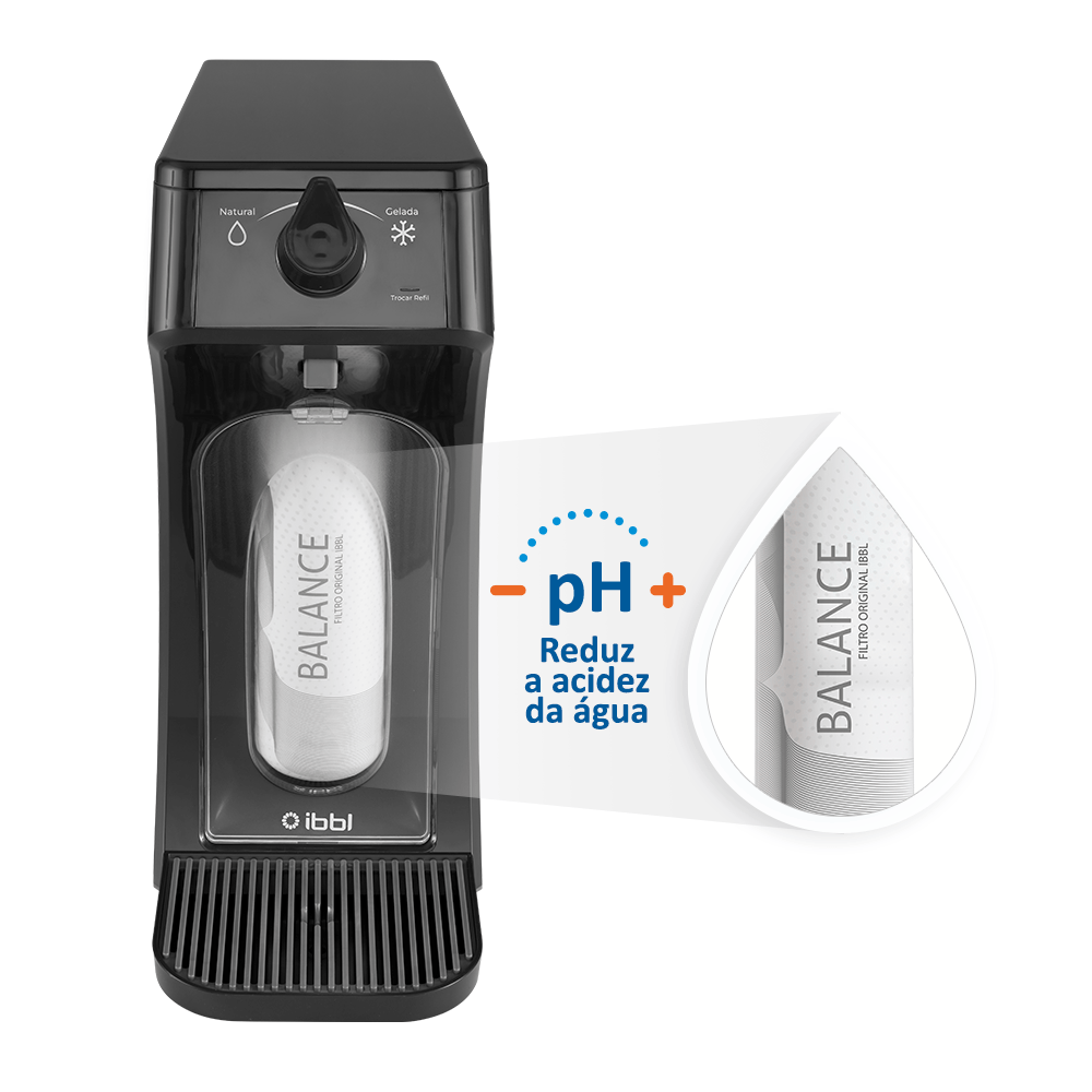 Purificador IBBL E-Due Equilibrium Grafite - Certificado INMETRO - H2O ...